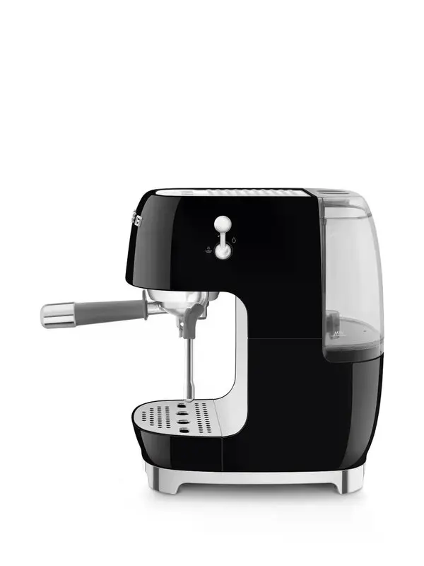 SMEG Anni 50 Logo-plaque Cold-brew Manual Espresso Machine - Black