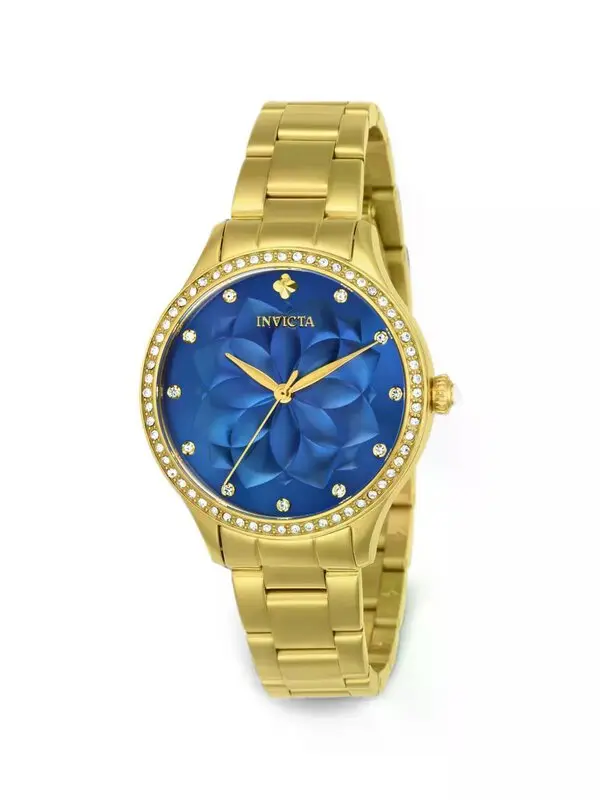 INVICTA Wildflower 35mm Watch With Crystal Embellishments - Blue