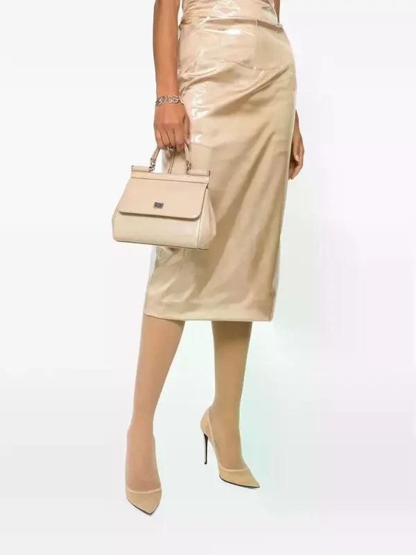 Dolce & Gabbana Sicily Leather Tote Bag