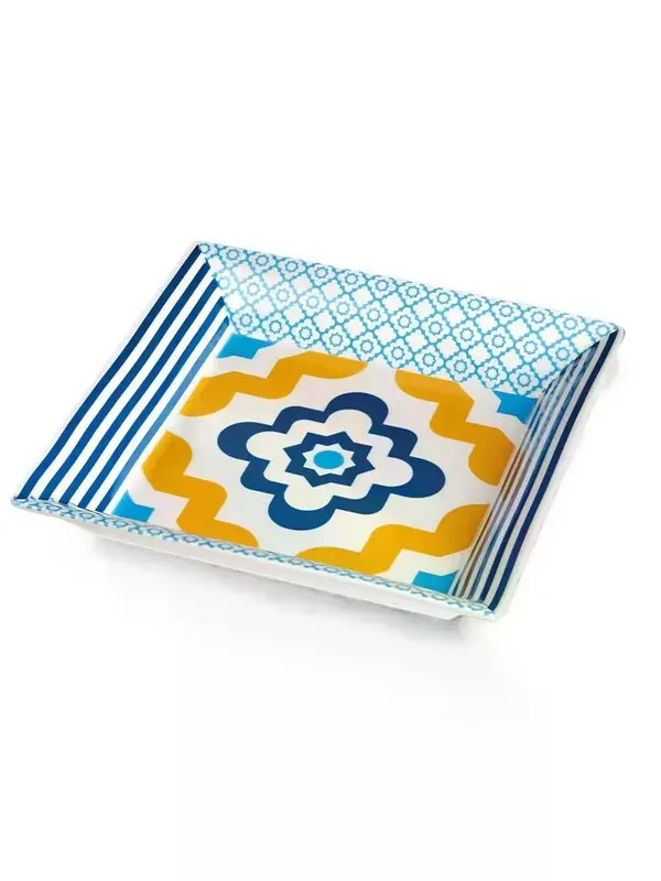 L'OCA NERA Lisbona Tile-print Tray