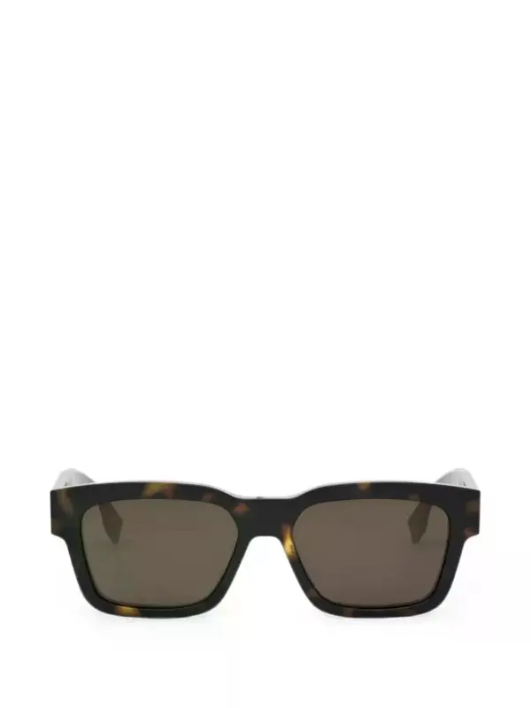 Fendi Square Frame Sunglasses - Brown