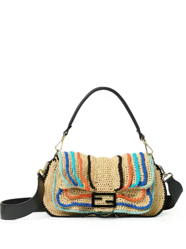 Fendi Baguette Shoulder Bag - Neutrals