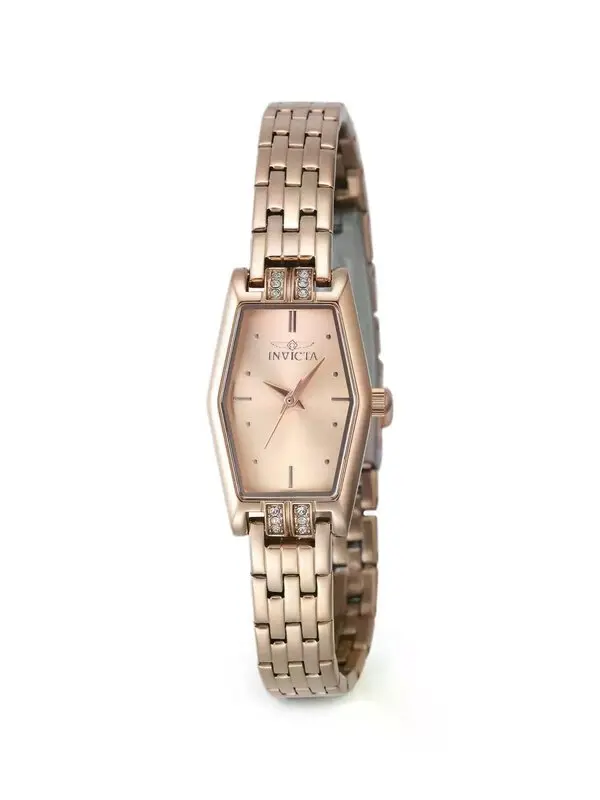 INVICTA Angel Tonneau Watch With Crystal Embellishments - Pink