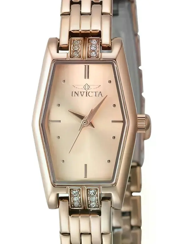 INVICTA Angel Tonneau Watch With Crystal Embellishments