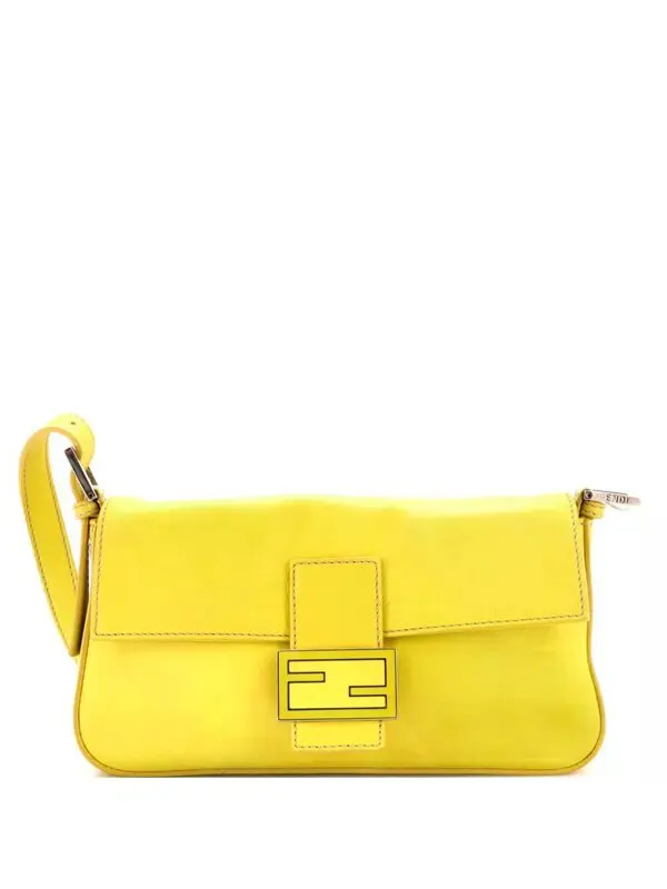 Fendi Medium Convertible Baguette Bag - Yellow