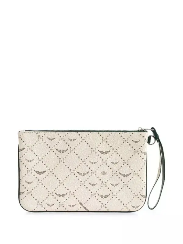 Zadig&Voltaire Logo-print Wristlet Pouch