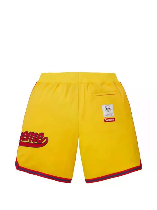 Supreme X Mitchell & Ness Mlb Logo-patch Shorts