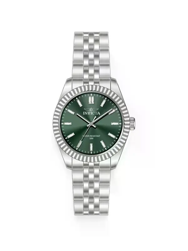 INVICTA Specialty Fluted Bezel 43mm Watch - Green