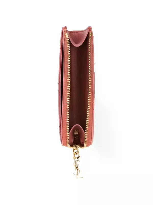 Saint Laurent Cassandre Bijou Zip Card Holder