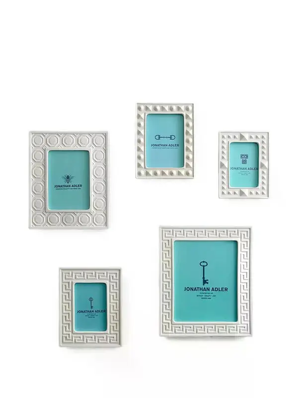 Jonathan Adler Studded Picture Frame - White