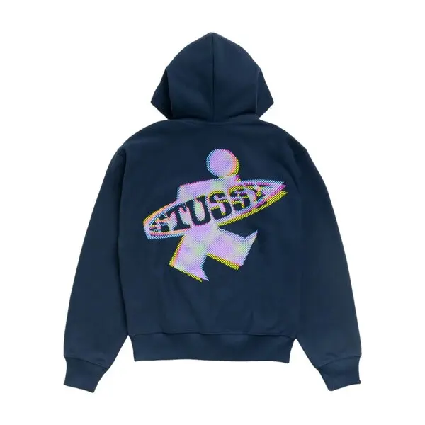 StÜssy Dot Surf Puff Print Zip Hoodie