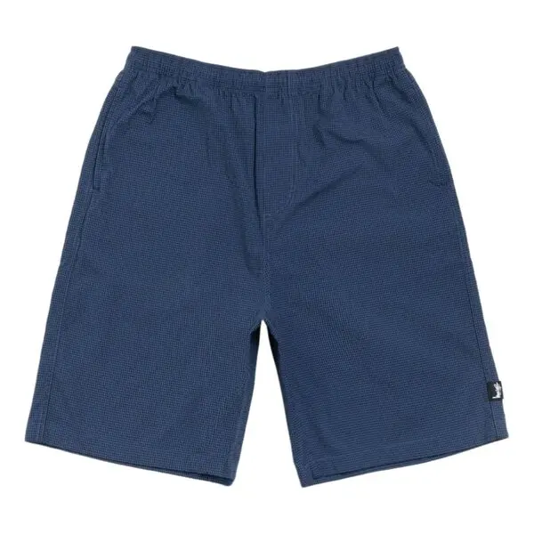 StÜssy Baggy Seersucker Beach Shorts - Blue