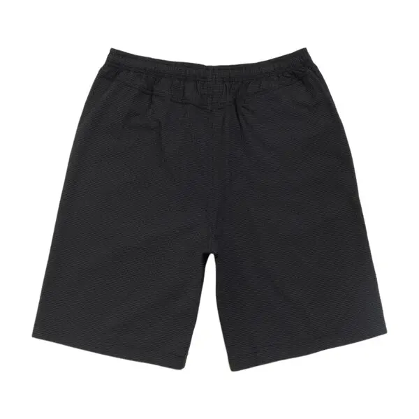 StÜssy Baggy Seersucker Beach Shorts - Black