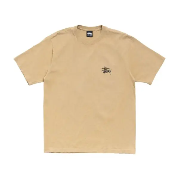 StÜssy Big Dog Stone Washed T-shirt - Khaki