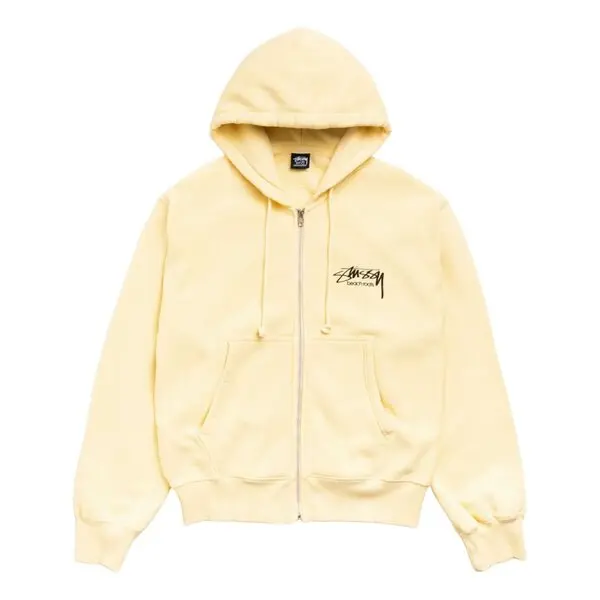StÜssy Beach Roots Zip Hoodie - Gold