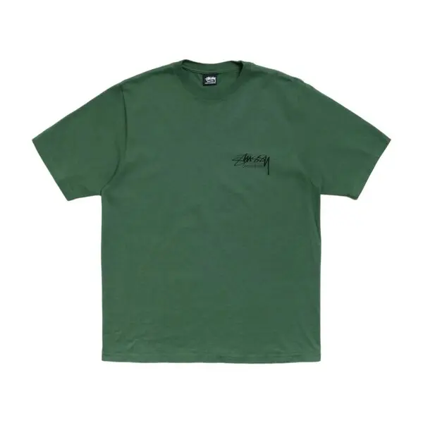 StÜssy Beach Roots T-shirt Pigment Dyed - Pine