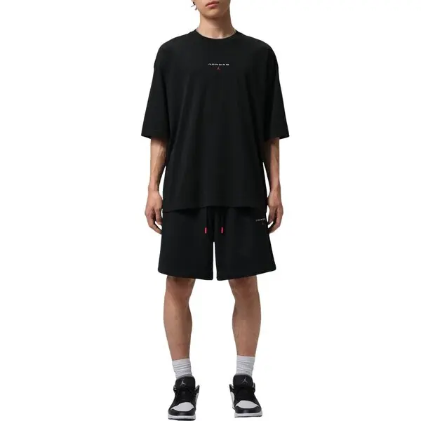 JORDAN Flight Essentials Oversized Patch T-shirt - Black