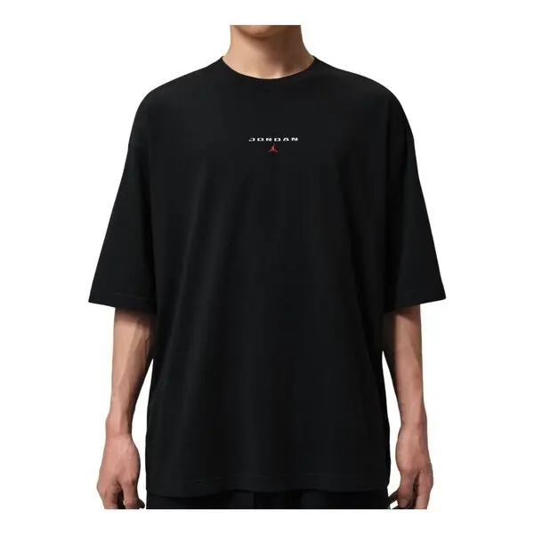 JORDAN Flight Essentials Oversized Patch T-shirt - Black