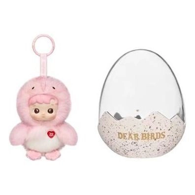 POP MART Dear Birds Series Plush Display Case 'make Me Blush - Multi-color