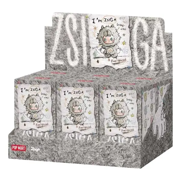 POP MART Zisga I'm Zisga Series Vinyl Plush Pendant Sealed Case - Multi-color