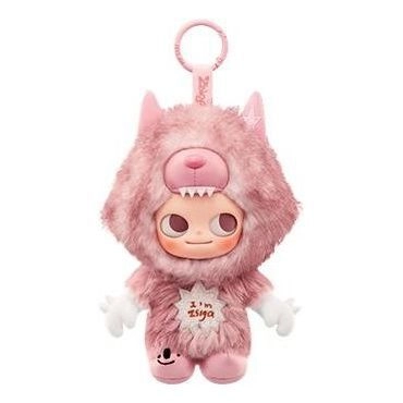 POP MART Zisga I'm Zisga Series Vinyl Plush Pendant "strong-willed - Multi-color