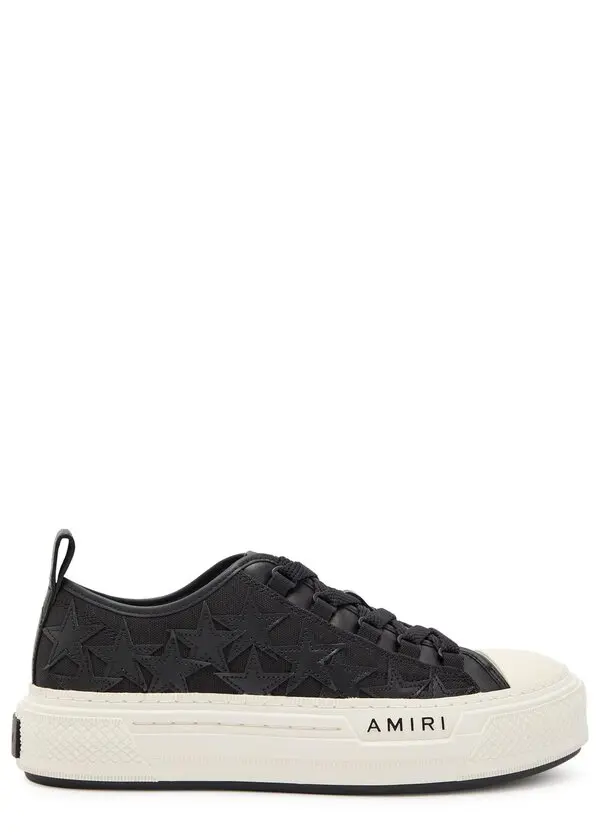Amiri Star Appliqué Sneakers - Black