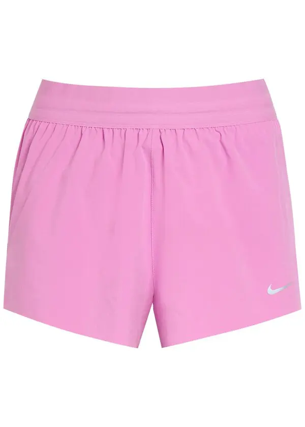 Nike Swift Dri-fit Uv Stretch-jersey Running Shorts - Pink