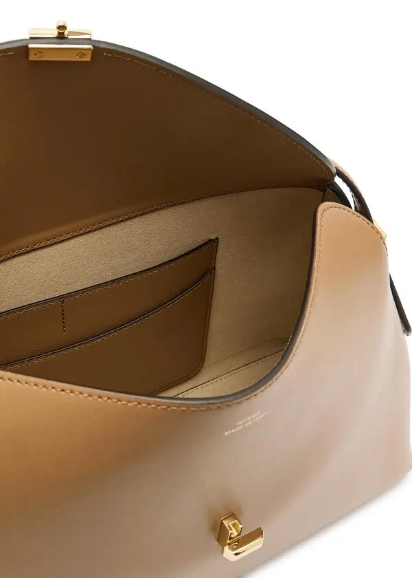TOTEME T-lock Leather Top Handle Bag