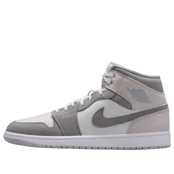 JORDAN 1 Mid Sneakers - Summit White/phantom/light Smoke Grey