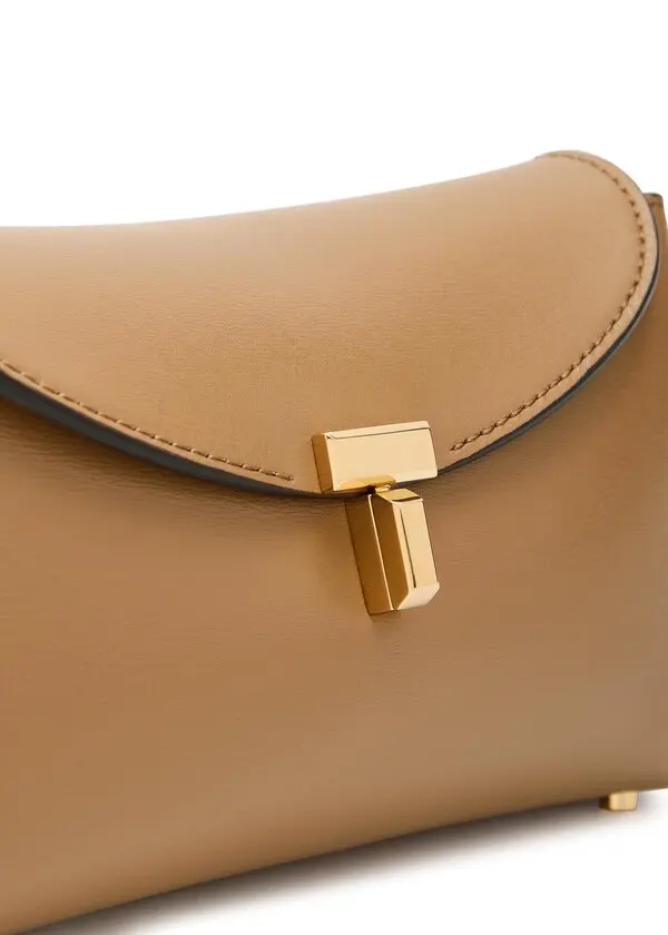 TOTEME T-lock Mini Leather Clutch