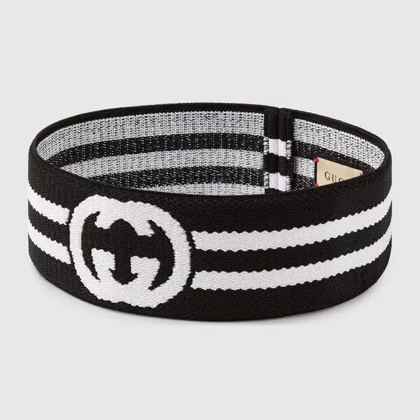 Gucci Interlocking G Stripe Headband
