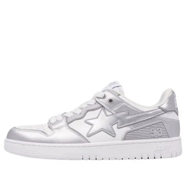 A BATHING APE Sk8 Sta #4 Sneakers - White