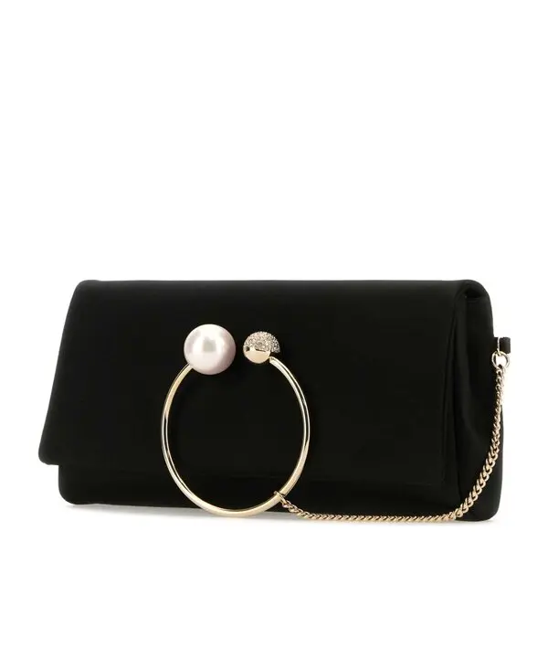 JIMMY CHOO Pearl Embellished Clutch Bag