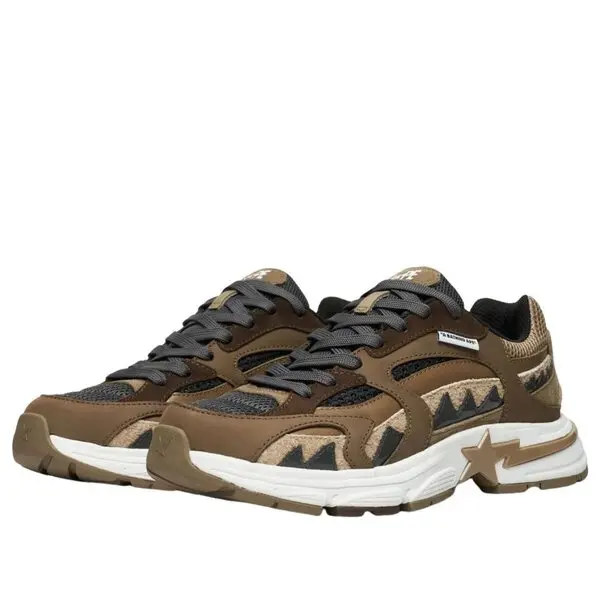 A BATHING APE Shark Sta #2 Sneakers - Beige/light Brown