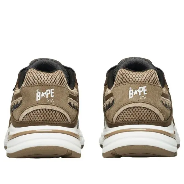 A BATHING APE Shark Sta #2 Sneakers - Beige/light Brown