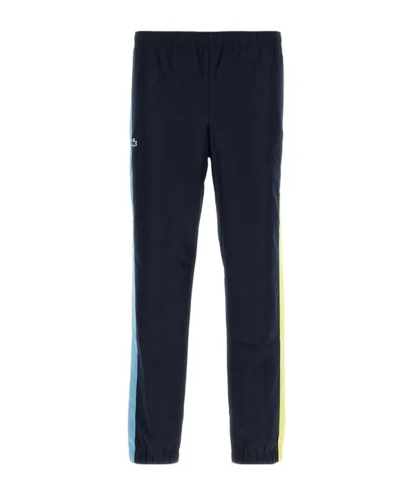 Lacoste Side Stripe Track Pants - Black