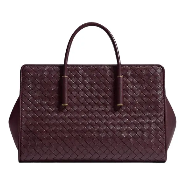 Bottega Veneta Small Barbara Tote - Deep Mahogany