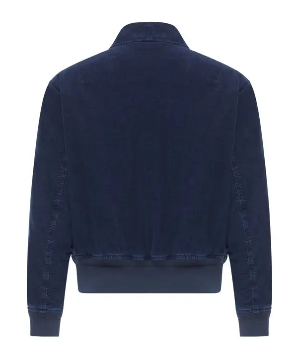 Stone Island Zipped Jacket With Lapel Collar