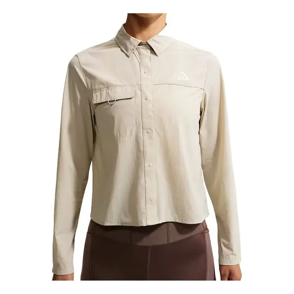Nike Button-up Trial Jacket - Cream