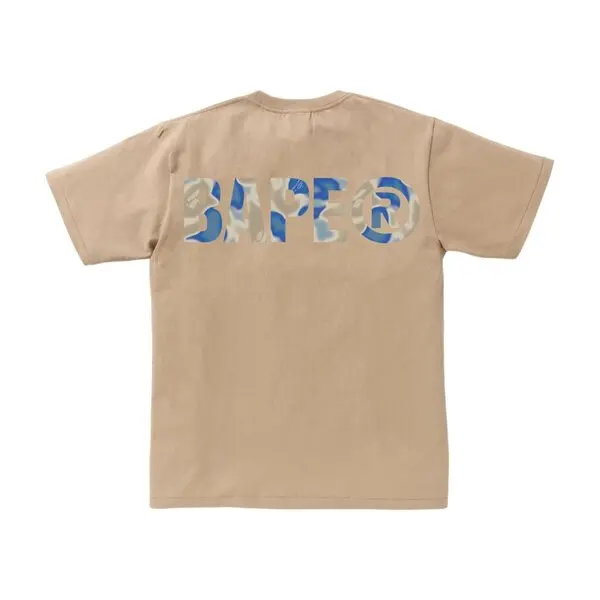 A BATHING APE Liquid Camo Small Ape Face T-shirt