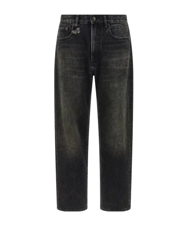 R13 Boyfriend Cropped Jeans