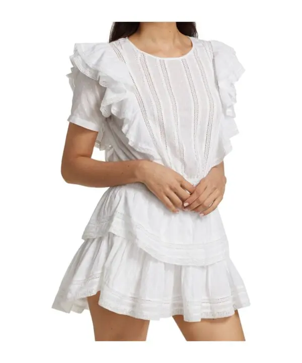 LoveShackFancy Natasha Heritage Mini Dress