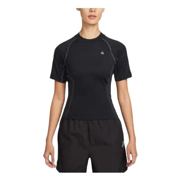 Nike Dri-fit Layer Short Sleeve T-shirt - Black