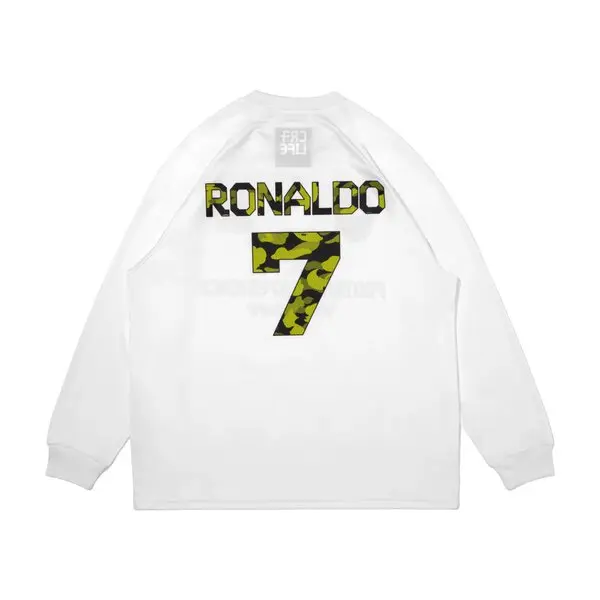 A BATHING APE X Cristiano Ronaldo Cr7 Life Multi Logo Relaxed Fit Jersey