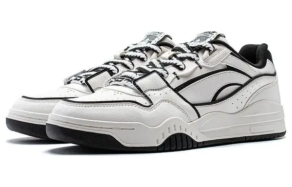 LI-NING Moon White Lace-up Sneakers