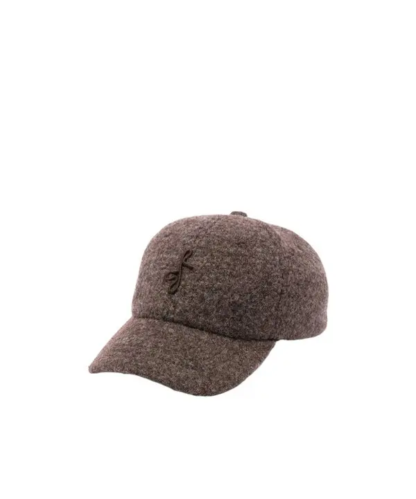 Ruslan Baginskiy Logo-embroidered Felted Cap - Brown