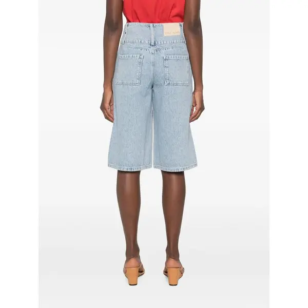 Stine Goya High-waisted Denim Culottes - Denbl