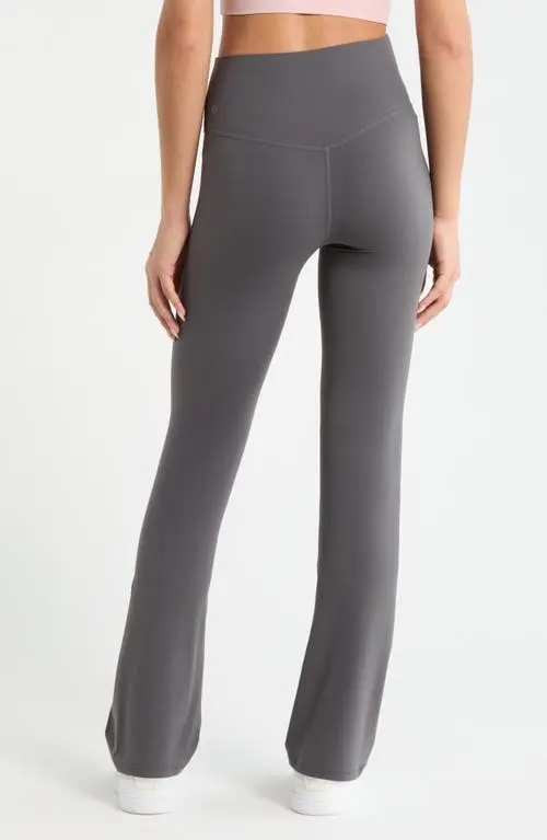 Zella Studio Luxe Bootcut Leggings - Grey Forged