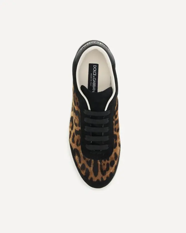 Dolce & Gabbana Saint Tropez Leopard Sneakers