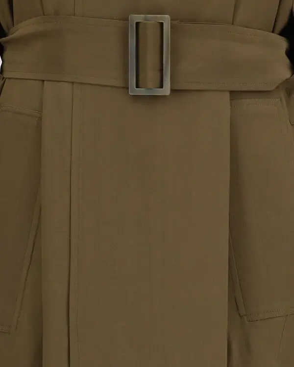 PETAR PETROV Silk Trench Coat